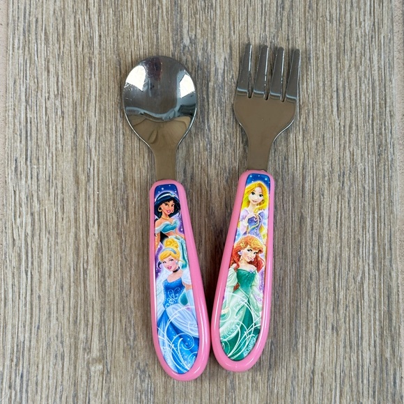 Disney | Kitchen | Disney Princesses Toddler Flatware Silverware Spoon ...